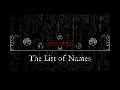 The List of Names
