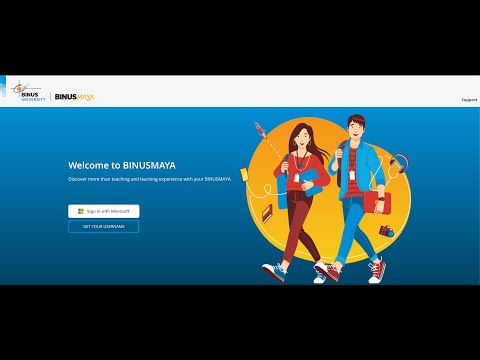 Binus Maya LMS How To Post With Video