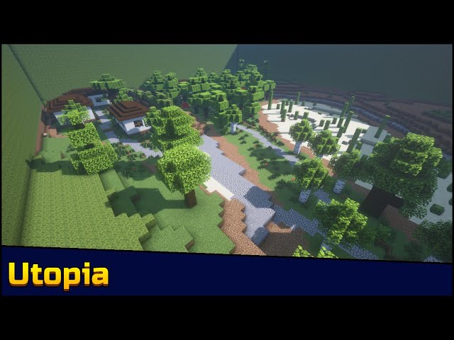 Pixel Gun 3D - Utopia/Village Minecraft Map