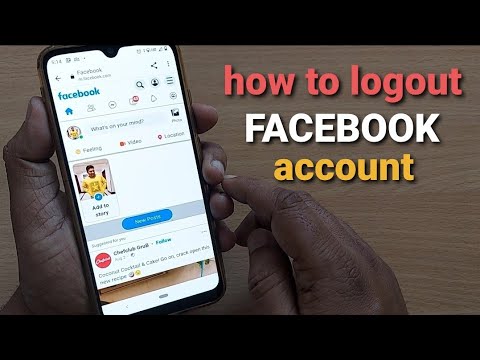how to logout facebook account | facebook logout