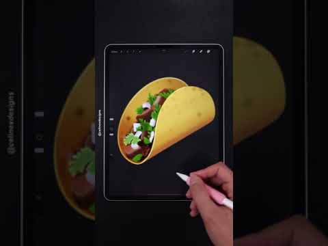How to Draw Taco Emoji! 🌮 #shorts