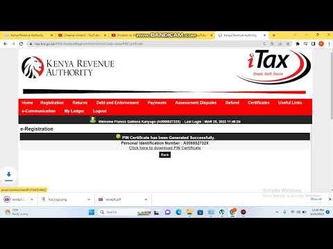HOW TO REPRINT KRA PIN CERTIFICATE ON ITAX