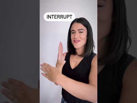 INTERRUPT | ASL Glossary | The ASL Shop