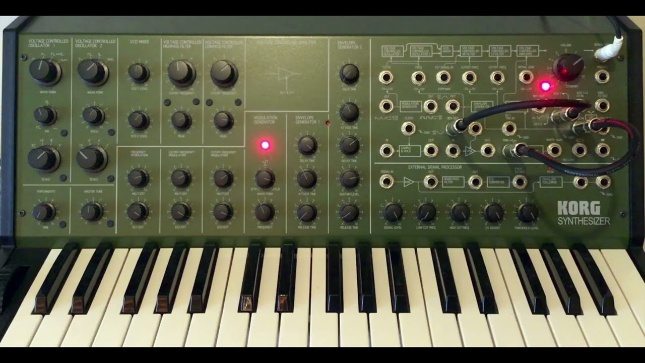Korg MS-20 | 121st self-playing patch #2WireChallenge