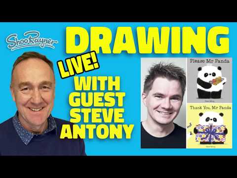 Drawing live with guest – Steve Antony Award winning illustrator – Shoo ...