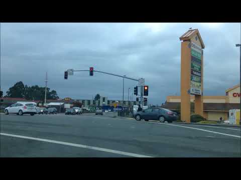 Driving around Eureka, California Safeway to Salvation Army to library
