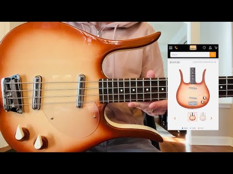 Danelectro Longhorn Bass Copper Burst | Reverb