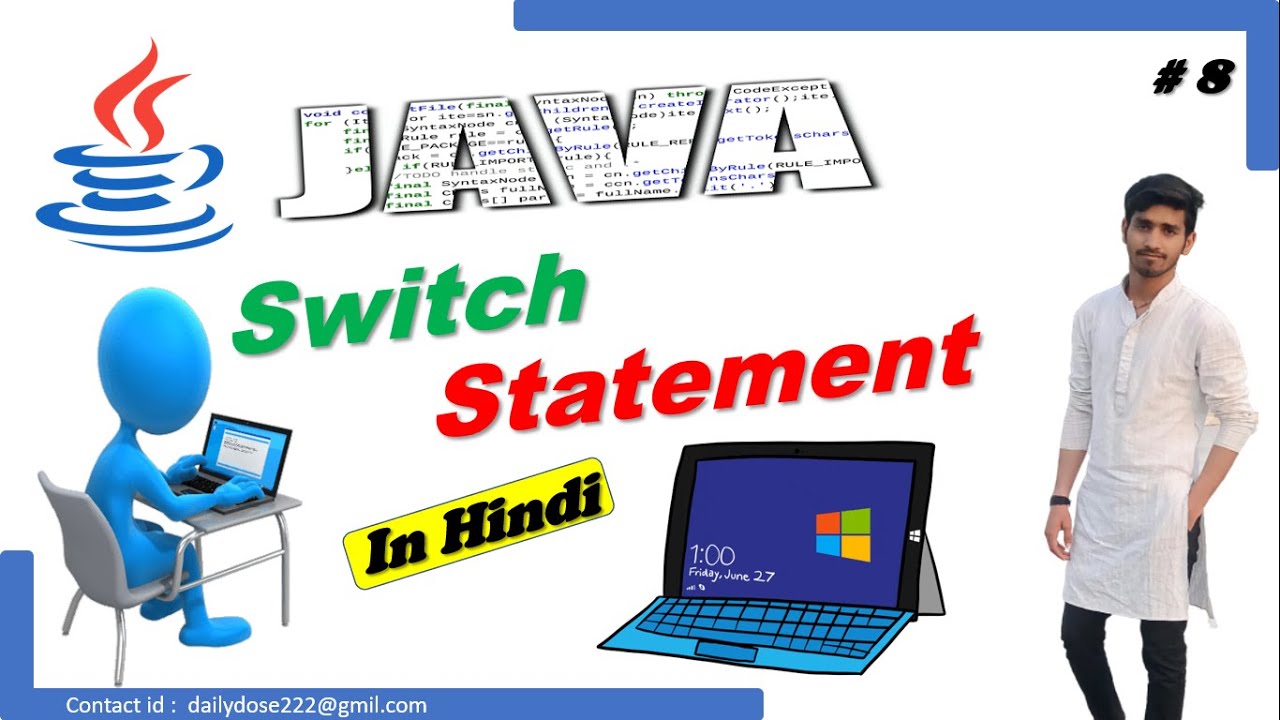 #8 Java - Switch Statement || How to Use Switch Case in Java with Example