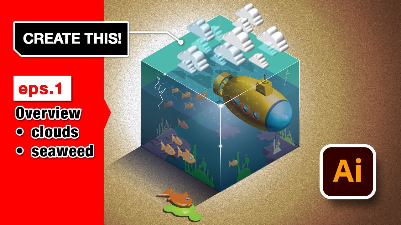 How to use 3D illustrator tool to create isometric worlds - VECTOR GEEK - EPS 1