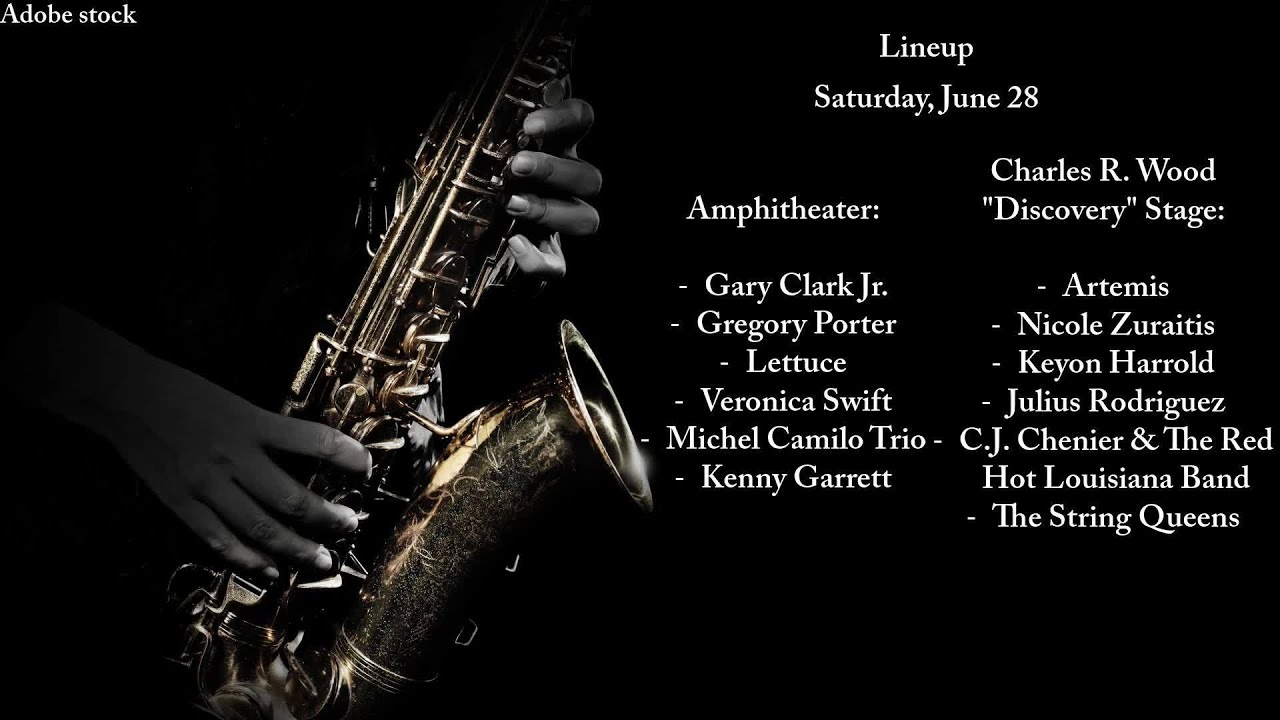 Saratoga Jazz Festival Lineup Features Gary Clark Jr, Lettuce,