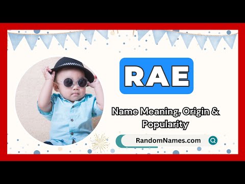 Rae - Baby Boy Name Meaning, Origin & Popularity - RandomNames.com