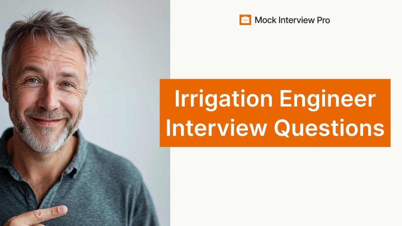 Sample Interview Questions for Irrigation Engineer with Answers