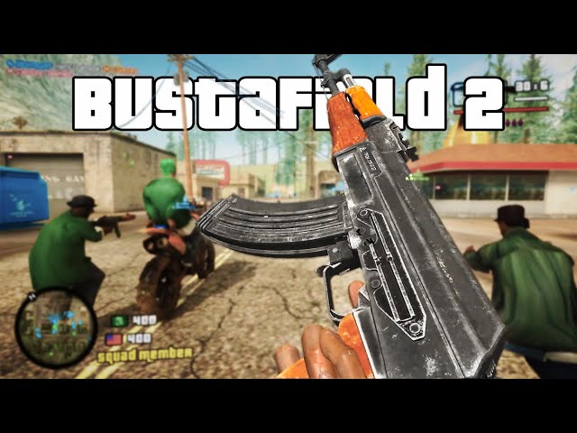 Battlefield mod converts entire game to GTA San Andreas