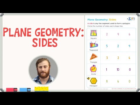 Geometry for 1st and 2nd Grade - Plane Geometry: Sides - Kids Academy