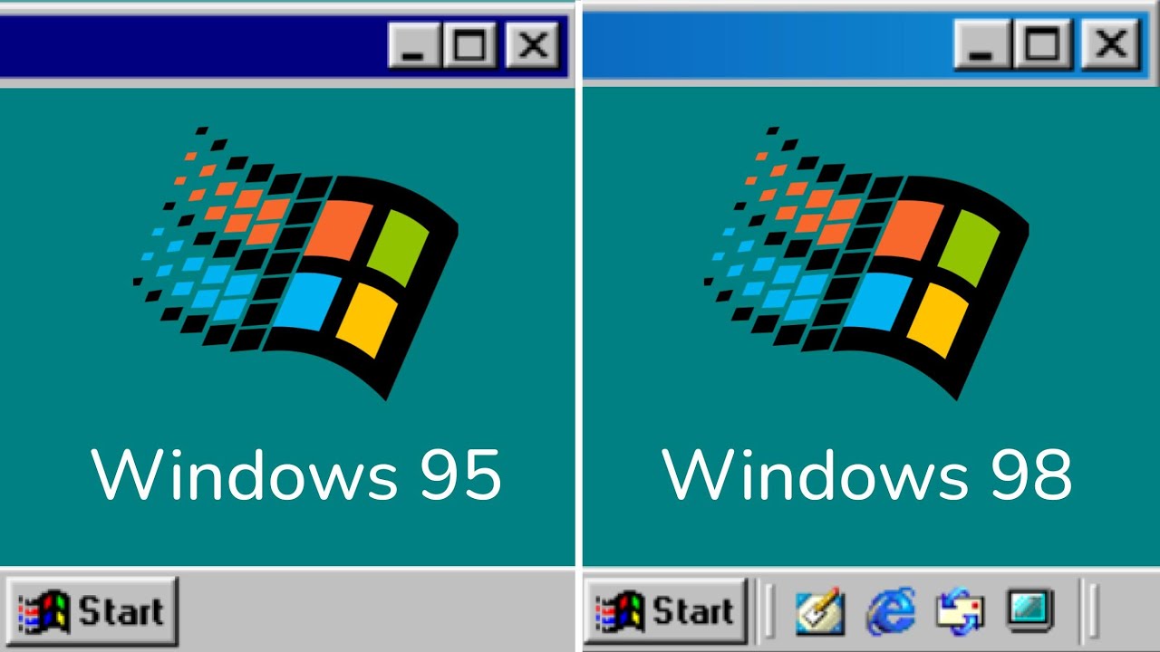 Comparing Windows 95 and 98 - are they the same?
