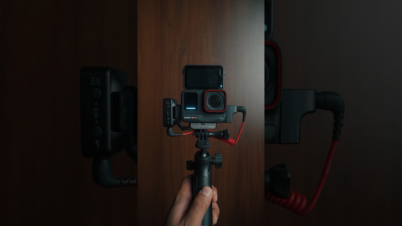 SETTING UP A VLOGGING RIG USING INSTA360 ACE PRO BE LIKE #SHORTS