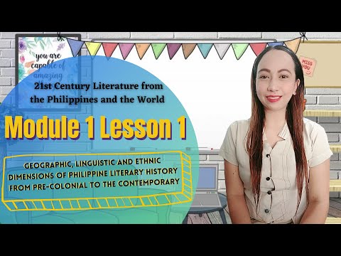 21ST CENTURY LITERATURE | MODULE 1| GEOGRAPHIC LINGUISTIC AND ETHNIC DIMENSIONS | GRADE 11
