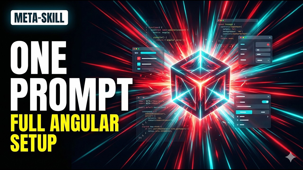 I Made My AI Agent Set Up Angular Projects Automatically — Demo