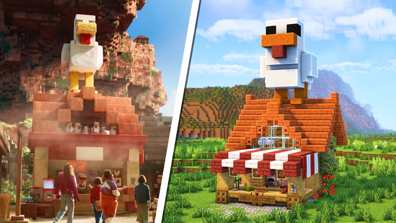 Minecraft | How to build Steve's Lava Chicken (Automatic Chicken Farm ...