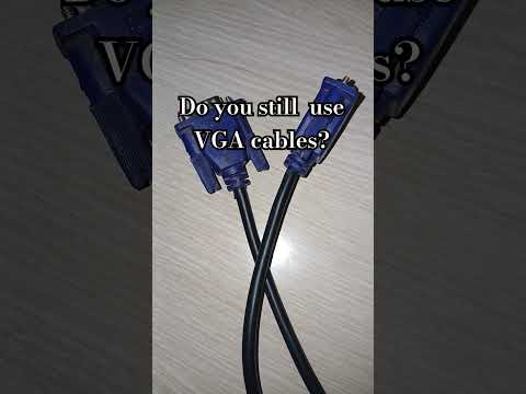 Do you still use VGA cables? why? #shorts.
