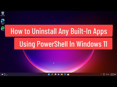 How to Uninstall Any Built-In Apps Using PowerShell In Windows 11