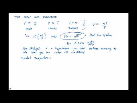 10.4 The Ideal Gas Equation