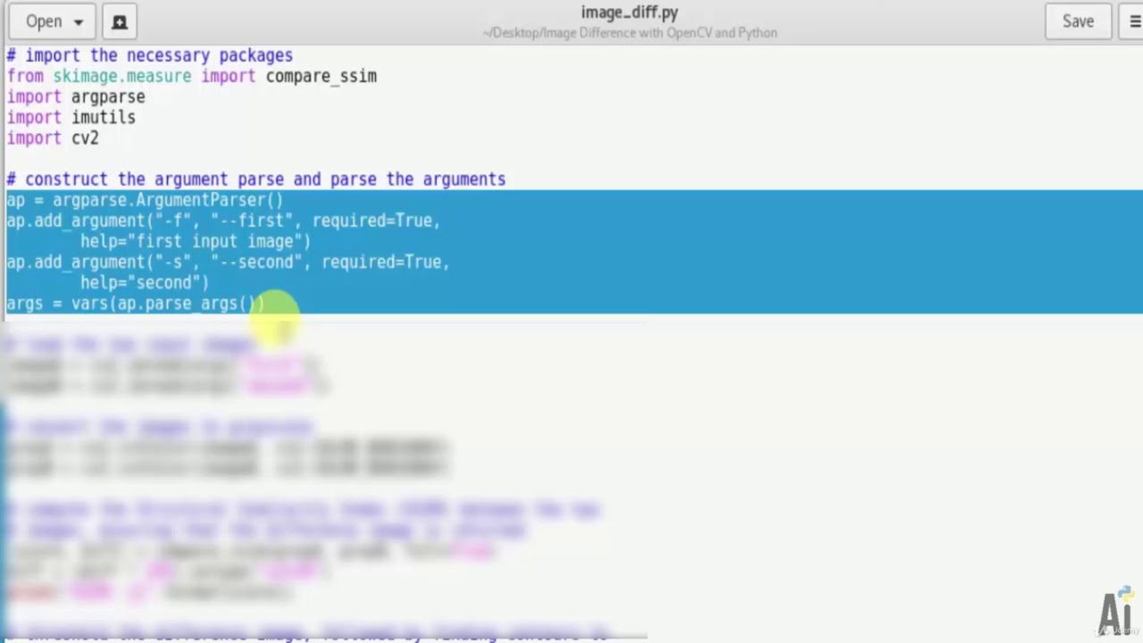 62  Image Difference with OpenCV and Python