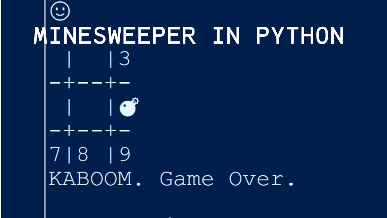 Python Project for Beginners: Minesweeper