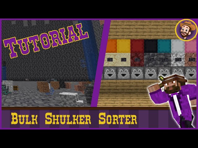 WildWestDan's Bulk Shulker Sorter System Minecraft Map