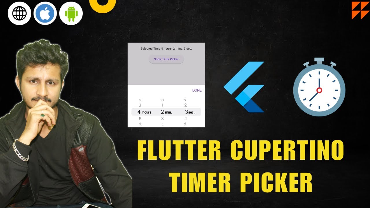 Flutter Cupertino Timer Picker