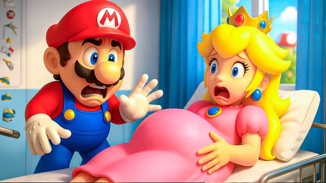 Peach is PREGNANT... But Now Her Life Is at Risk! 😱👑🤰 Super Mario Odyssey Story