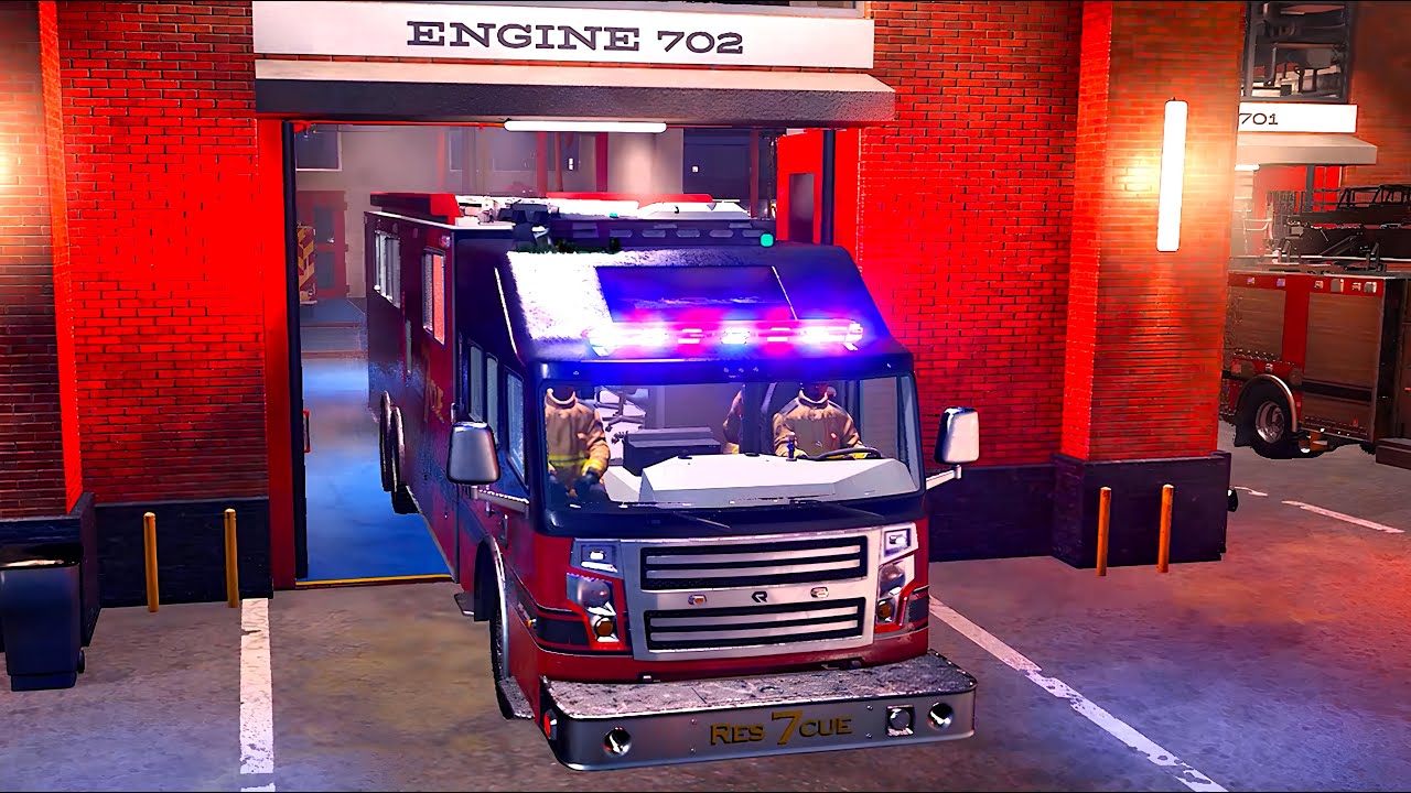 Firefighting Simulator: Ignite — Rescue 7 on Night Shift! 4K
