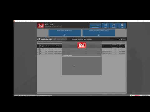 Sign Multiple QA Reports
