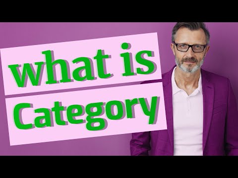 Category | Meaning of category 📖