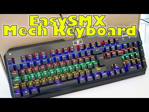 EasySMX Mechanical Gaming Keyboard Review ET-8176 Good Value??