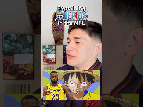 One Piece X NFL 🏴☠️ #onepiece #anime #luffy