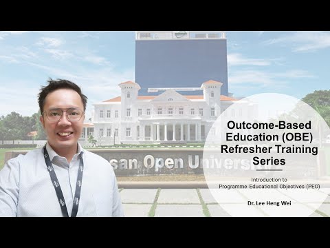 Introduction to Programme Educational Objectives (PEO)