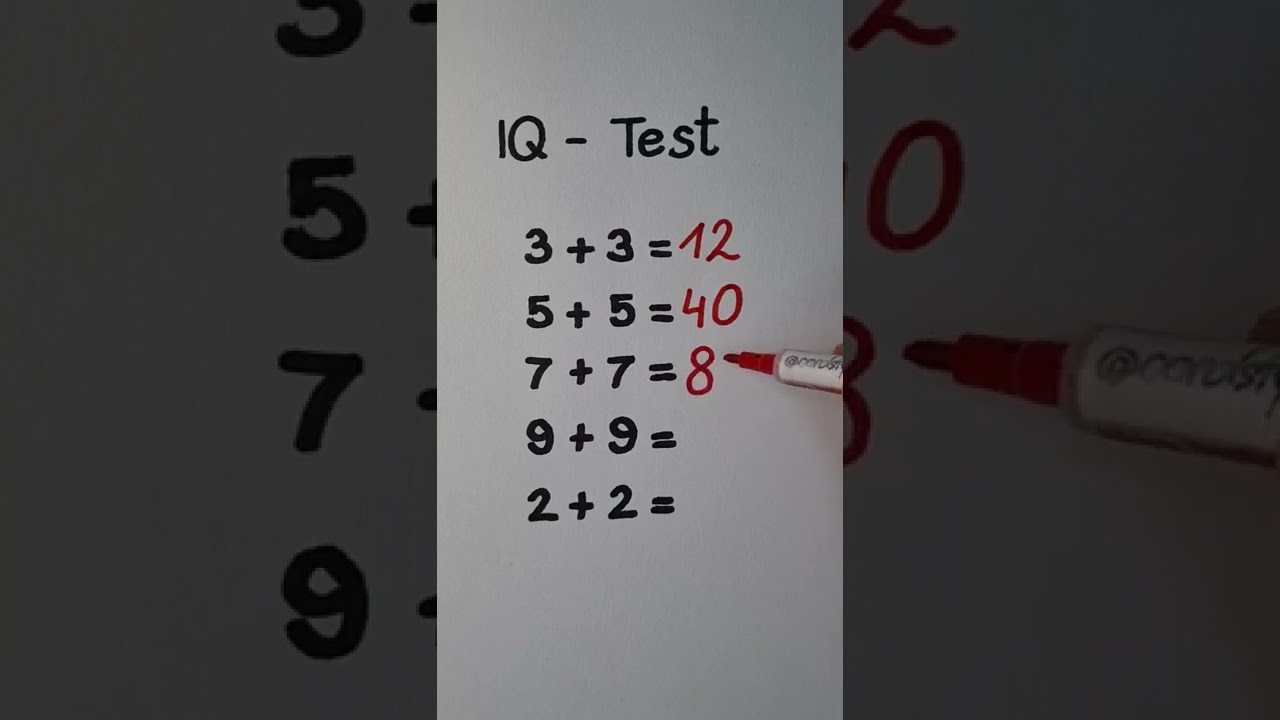 iQ test