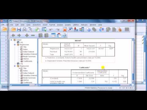 SPSS for newbies: 1 multiple regression is not the same as running many simple linear ...
