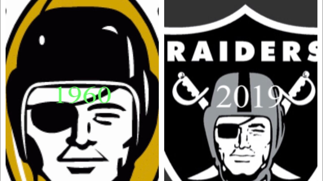 Evolution Of Oakland Raiders Logo 1960-2019