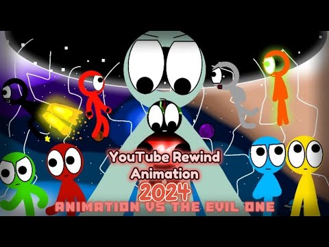 YouTube Rewind Animation 2024 - Animation Vs The Evil One