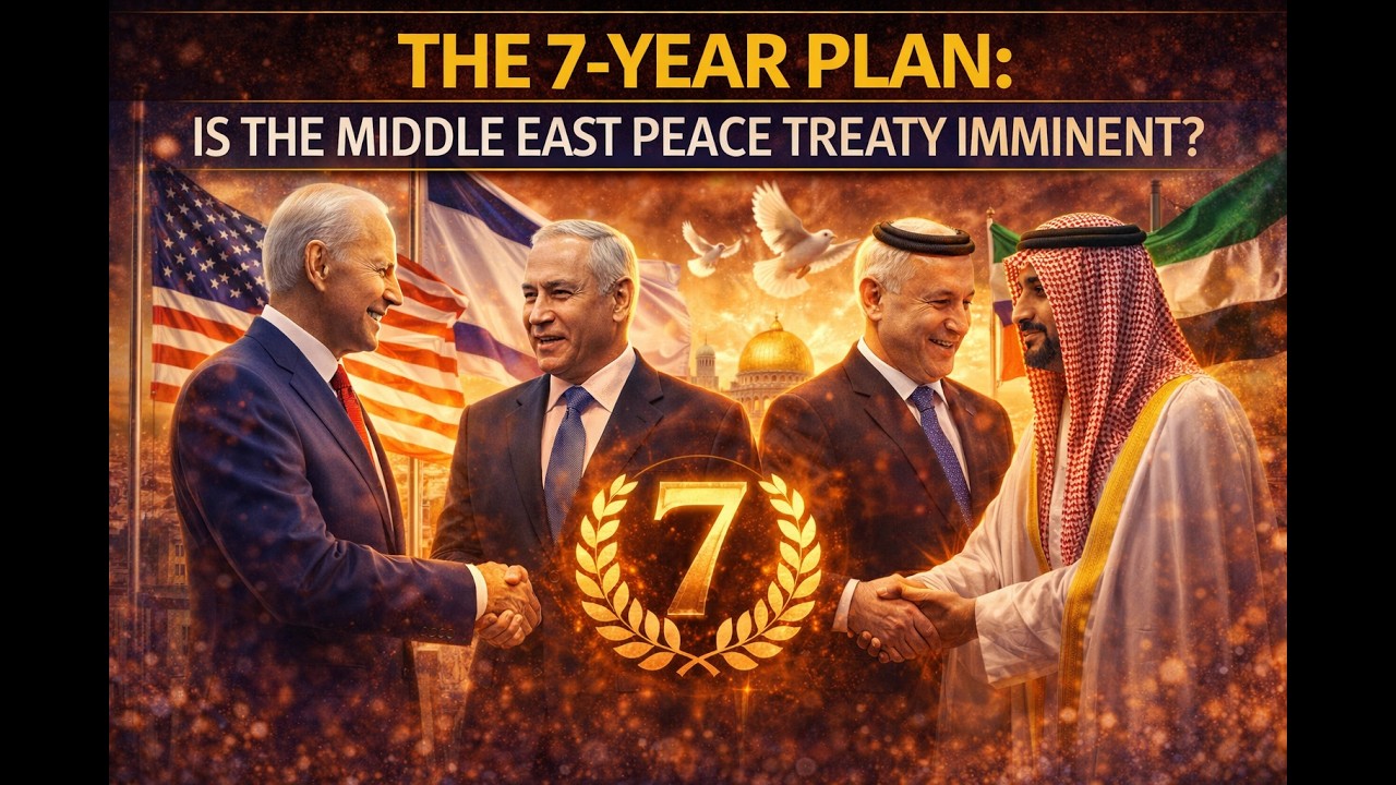 THE 7 YEAR PLAN IS THE MIDDLE EAST PEACE TREATY IMMINENT?