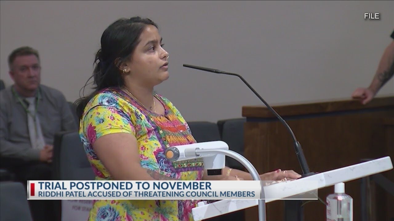 Trial postponed to November in Riddhi Patel case