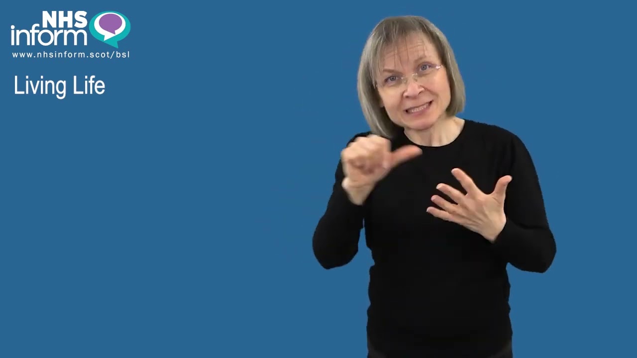 BSL : Mental health leaflet