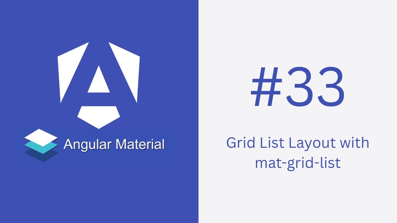 Grid List Layout with mat-grid-list