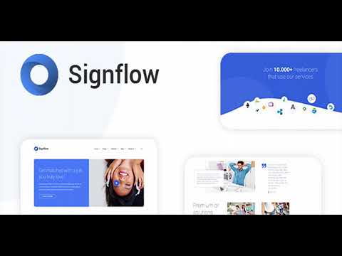 Signflow - Ultra Modern Tech & Startup Theme | Themeforest Website Templates and Themes
