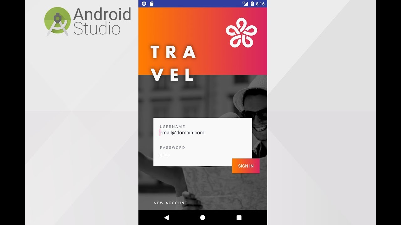 Android Studio XML UI Tutorial - TravelApp