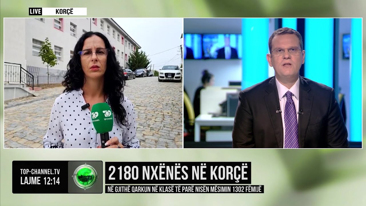 Top Channel/ 2180 nxënës në Korçë. Në gjithë qarkun në klasë të parë ...