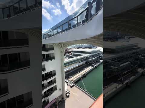 Cabin Tour/ Deluxe Balcony Promenade View on MSC World America! #mscworldamerica #msc #cabintour