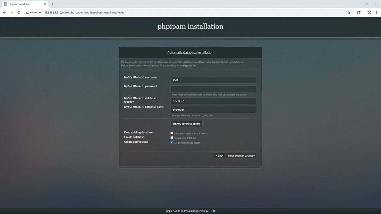 php{IPAM} install on Ubuntu